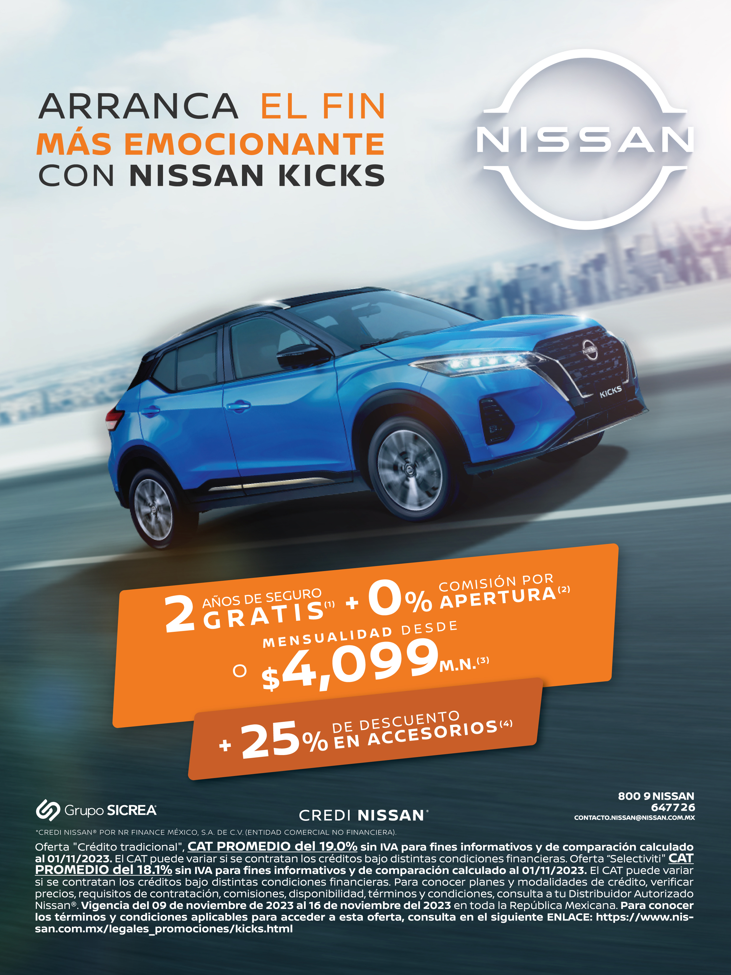 Nissan Kicks Torres Corzo CDMX