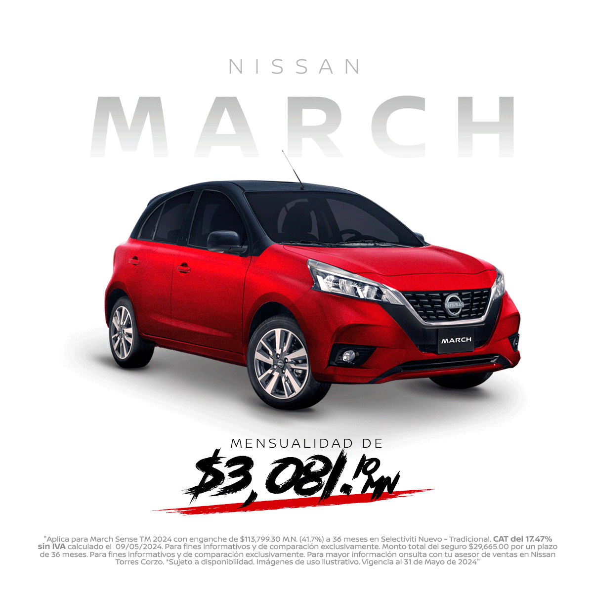 Nissan March Torres Corzo San Luis
